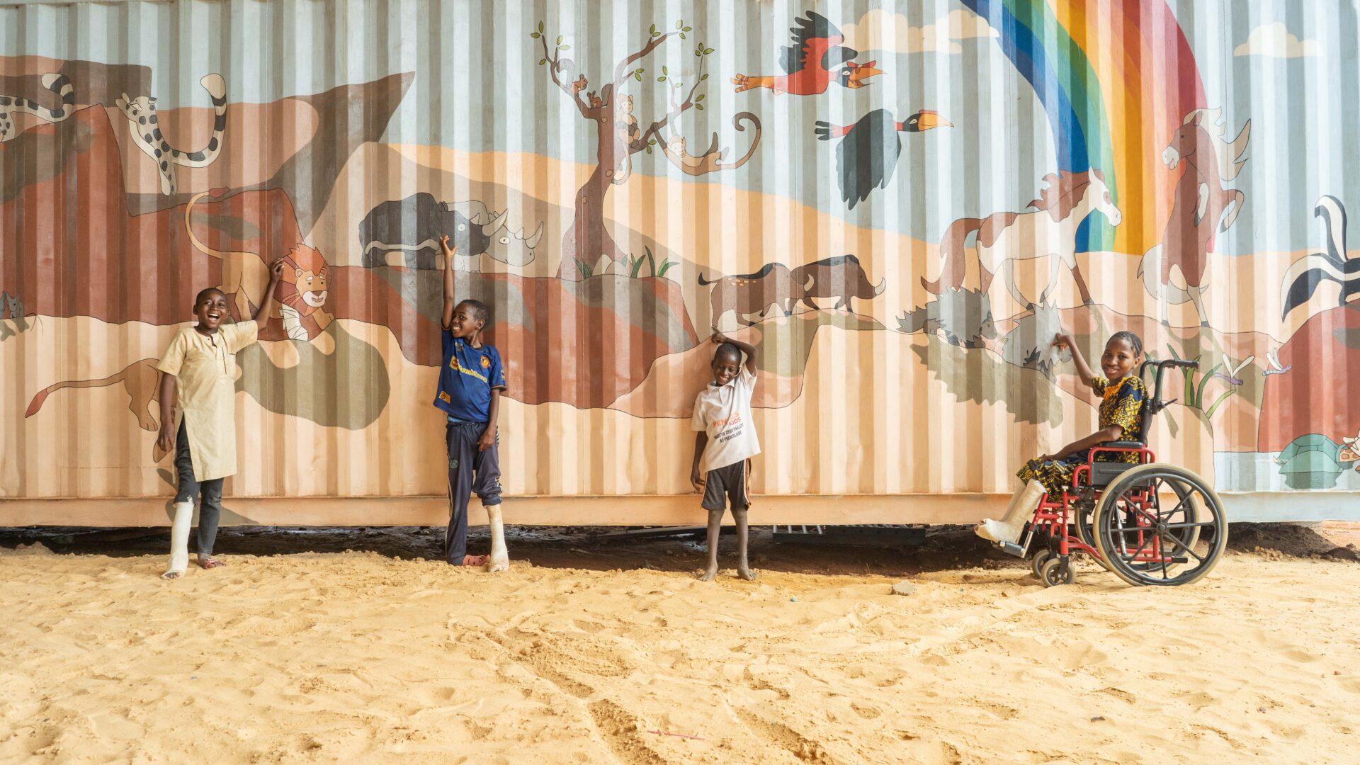 New Mural at CURE Niger a Picture of God’s Family - CURE Niger